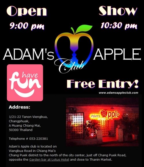 ENJOY YOUR LIFE – Let’s have FUN in Adams Apple Club