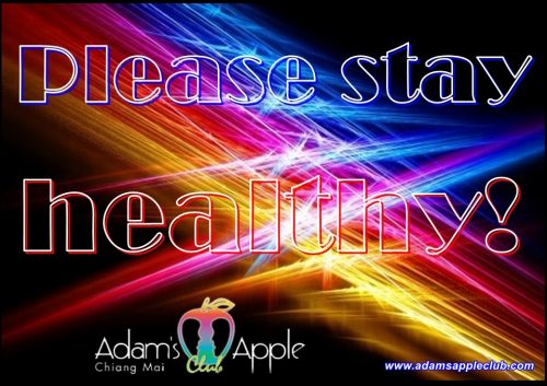 Please stay healthy! Adam's Apple Club is constantly cleaned