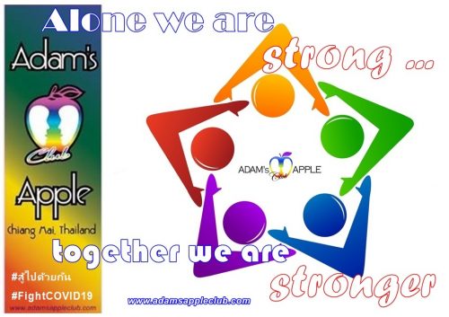 alone we are strong ... together we are stronger Adams Apple Club