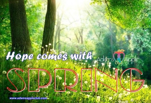 With SPRING comes Hope Spring is here, nature is beginning