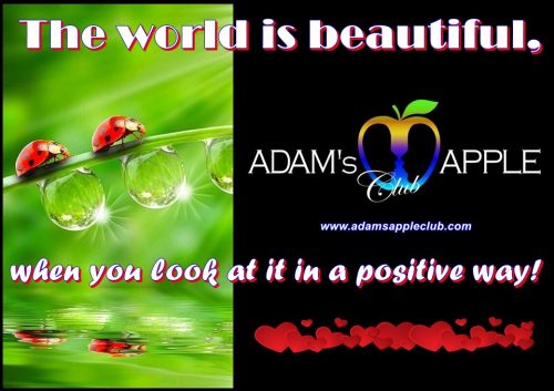 The world is beautiful, when you look at it in a positive way!