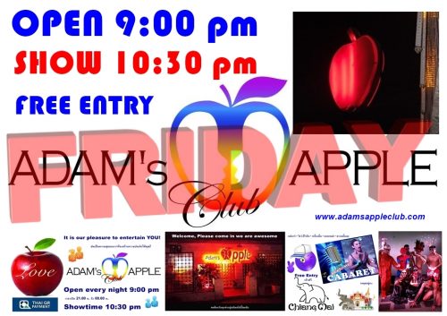 FRIDAY Time for Adams Apple Club Adult Entertainment