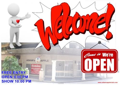 Nightclub Adams Apple Club welcome everyone Chiang Mai