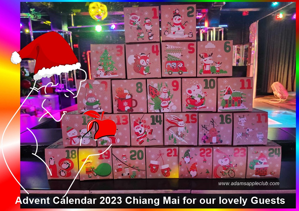 Advent calendar 2023 for our dear guests from Adams Apple Club