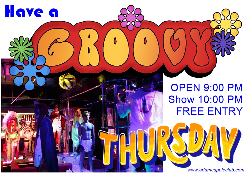 Have a groovy Thursday at Adams Apple Club Chiang Mai