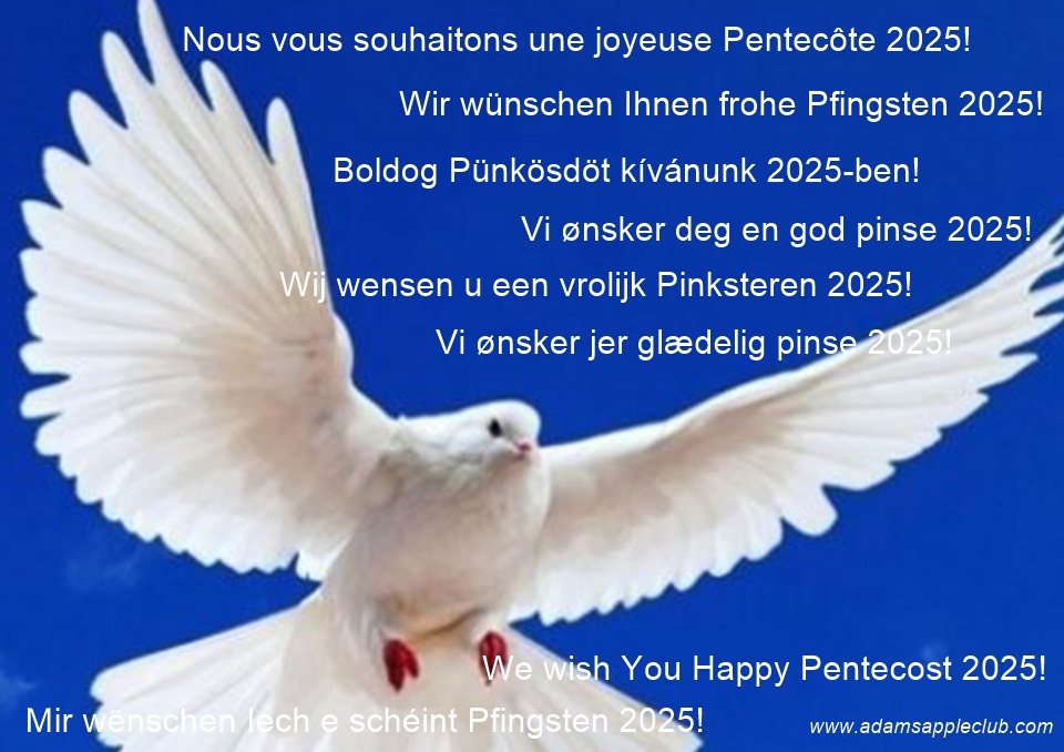 Happy Pentecost 2025 Chiang Mai … Sunday, June 8th, 2025