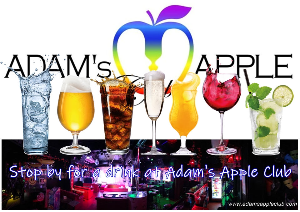 Stop by for a drink at the Adams Apple Club in Chiang Mai.
